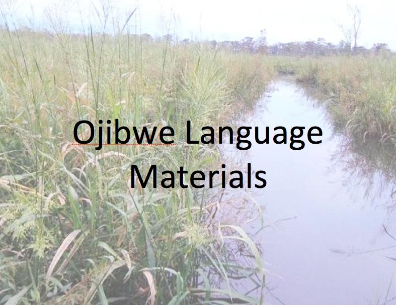 Ojibwe Language Materials – White Fox Learning